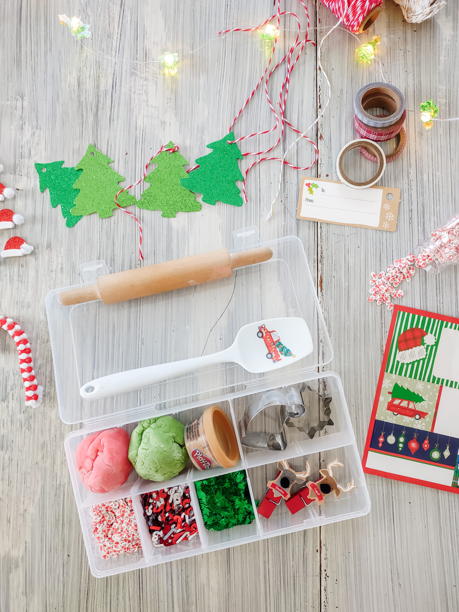 DIY Christmas Cookie Play Dough Kit - Because I Said So, Baby