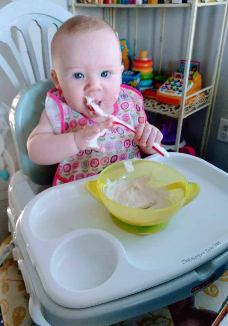 8 Month Old Baby-Led Weaning Meal Ideas & Feeding Schedule - Because I ...