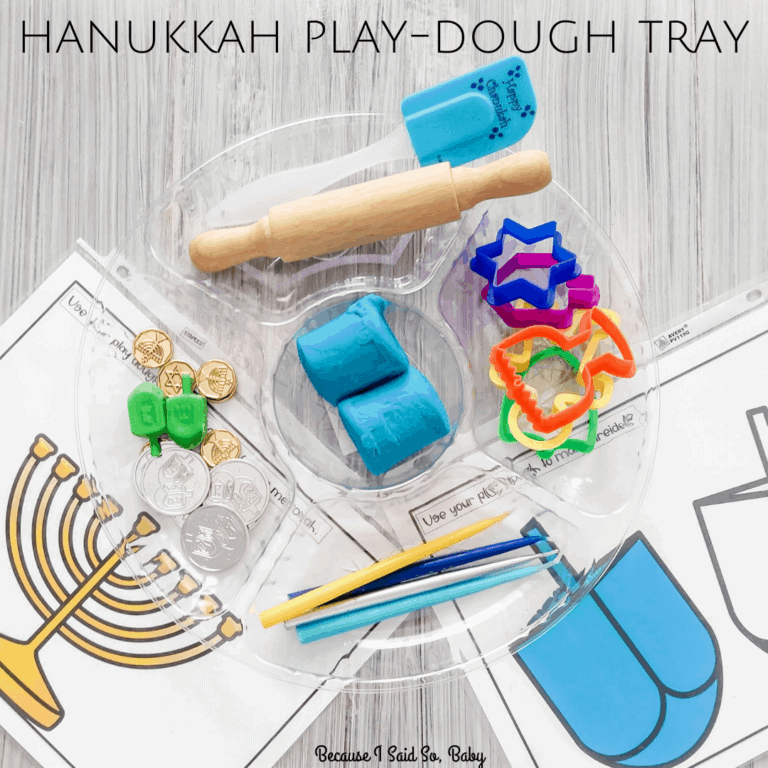 Easy Hanukkah Activities for Toddlers - Because I Said So, Baby