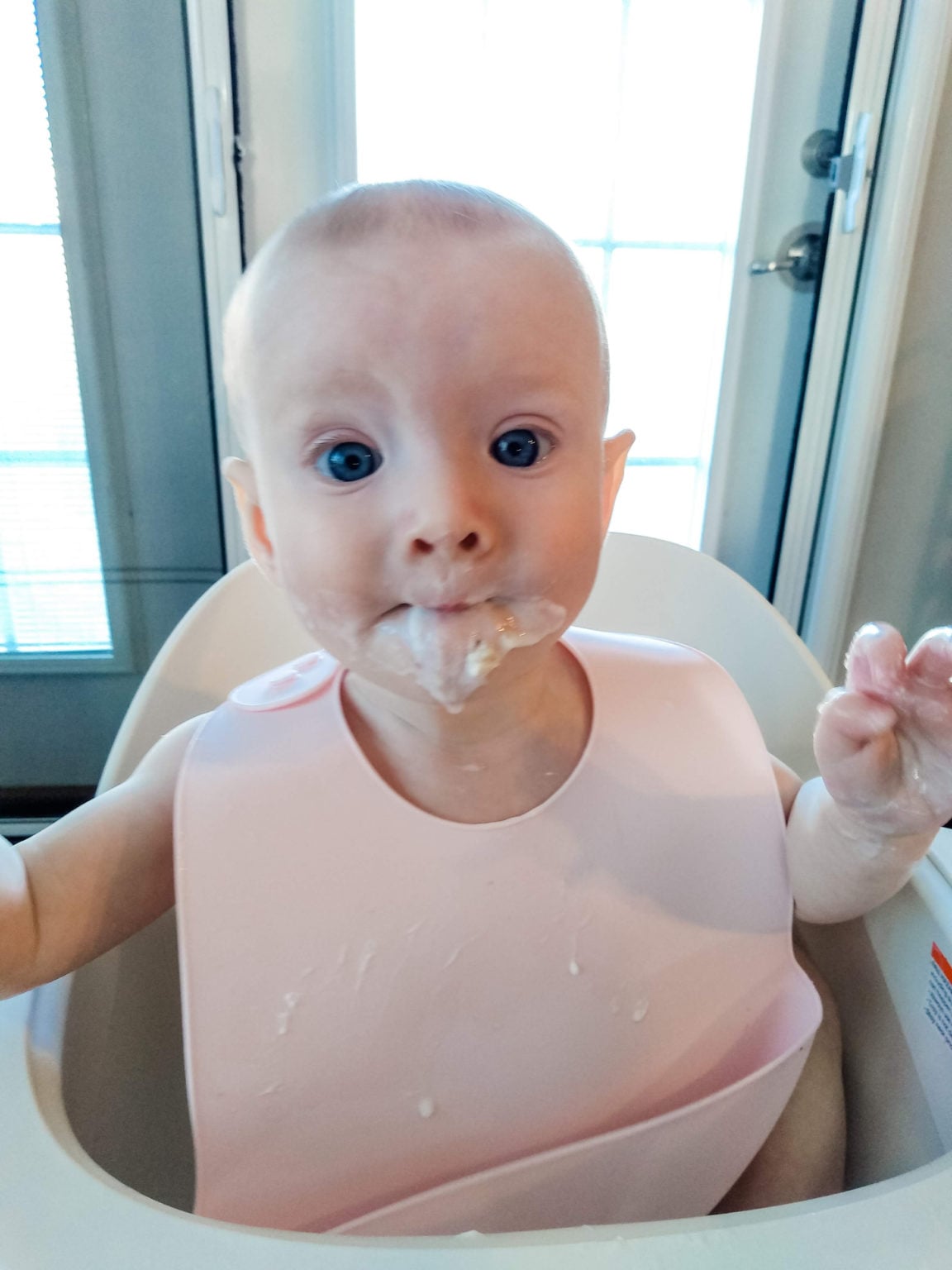6 Month Old Baby-Led Weaning Meal Ideas & Feeding Schedule - Because I ...