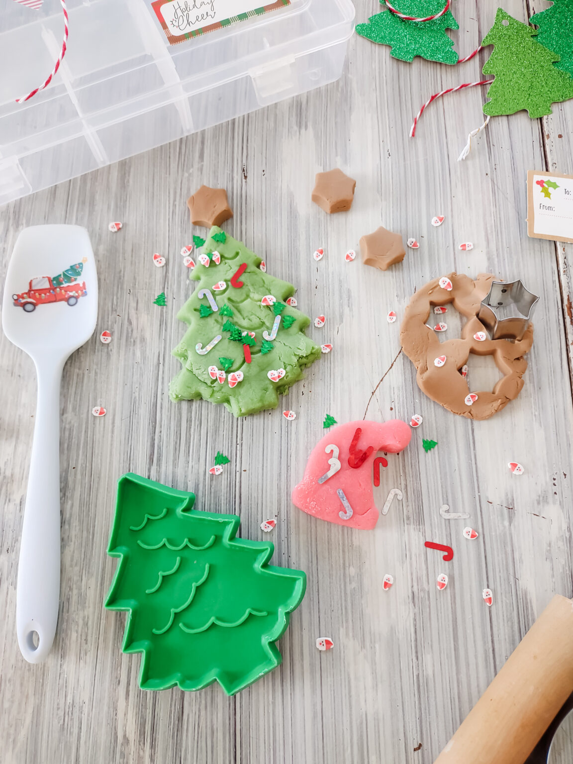 DIY Christmas Cookie Play Dough Kit - Because I Said So, Baby